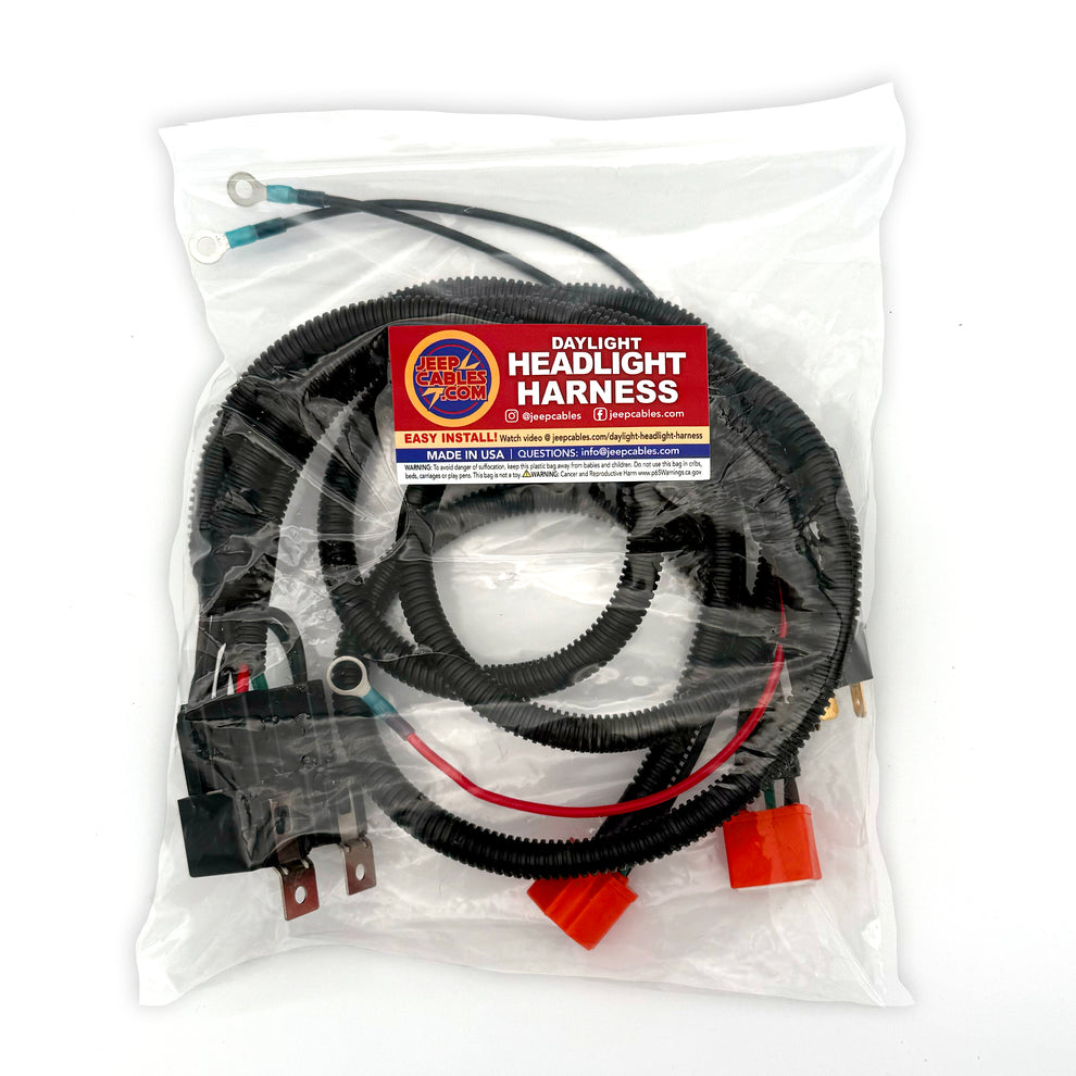 Daylight Headlight Harness | Upgrade Jeep Headlights – Big7Kits